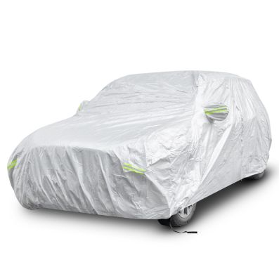 Copertura auto anticipi con porta a zip serratura strisce riflettenti ...