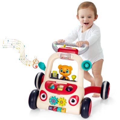 Primi passi 2 in 1 con pannello giocattolo multifunzionale, Girello ...