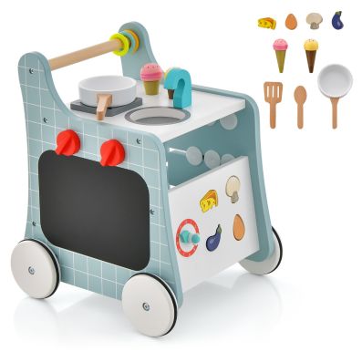 Primi passi per bambini in legno 6 in 1, Carrellino primi passi per ...