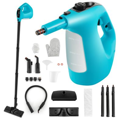 Pulitore a vapore portatile da 1500w con vapore continuo serbatoio d ...